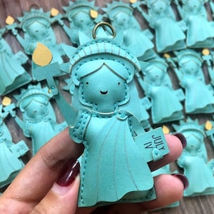 Alien Leather Bag Charm, Unique Bag Charm, Cute Key Chain, Handmade Bag ...