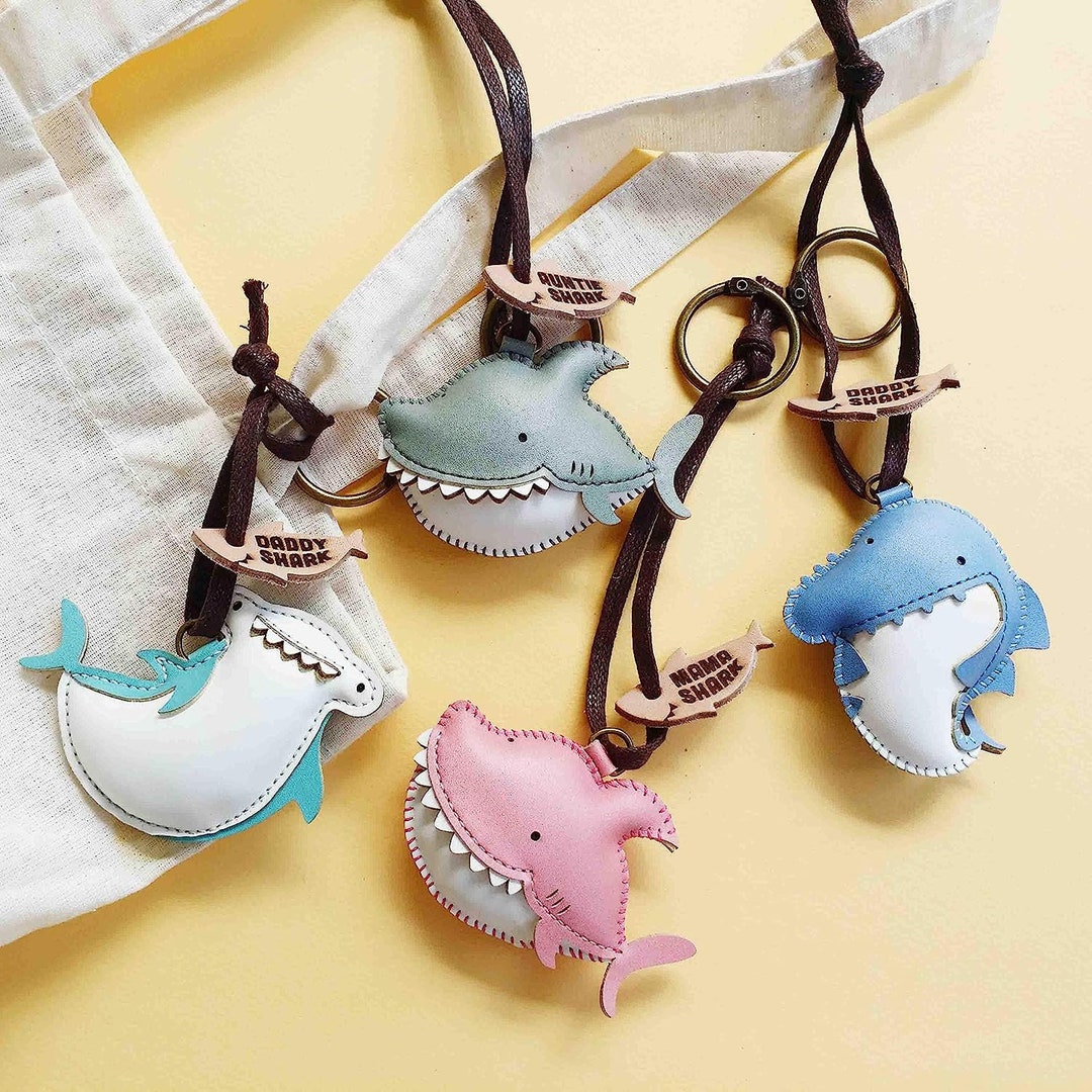 Baby Shark Doo Doo Doo Bag Charm, Unique Microfiber Bag Charm, Cute Key ...