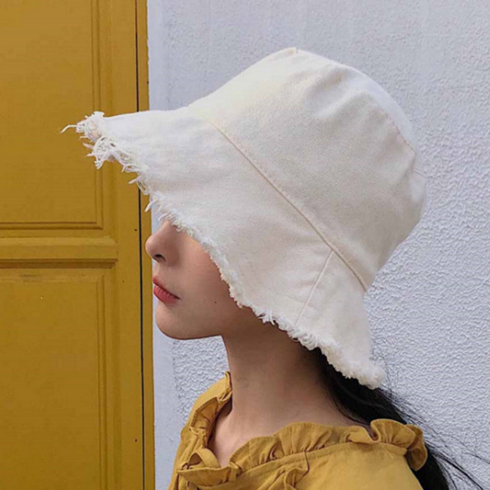 Japanese Tokyo Yamamoto Style Fashion Streetwear Distressed Bucket Hat ...