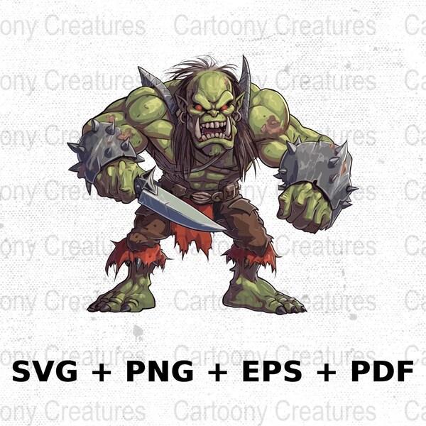 Orc Svg - Etsy