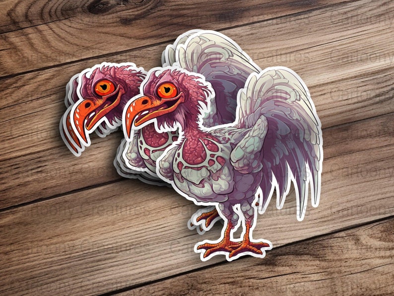 Cartoon Chicken Zombie Svg Png Eps Commercial Use Clipart - Etsy