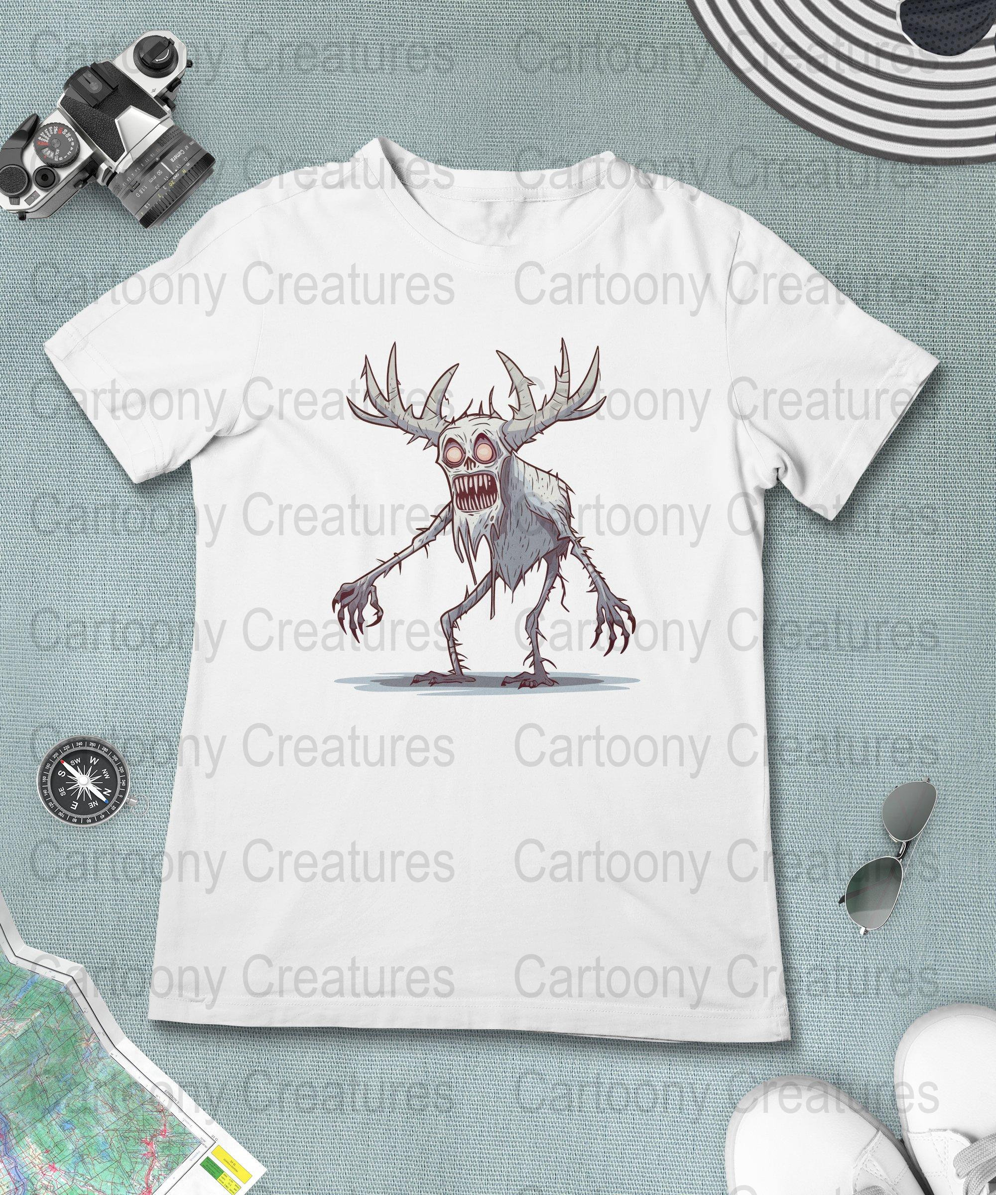 Cartoon Wendigo Spirit Svg Png Eps Commercial Use Clipart - Etsy