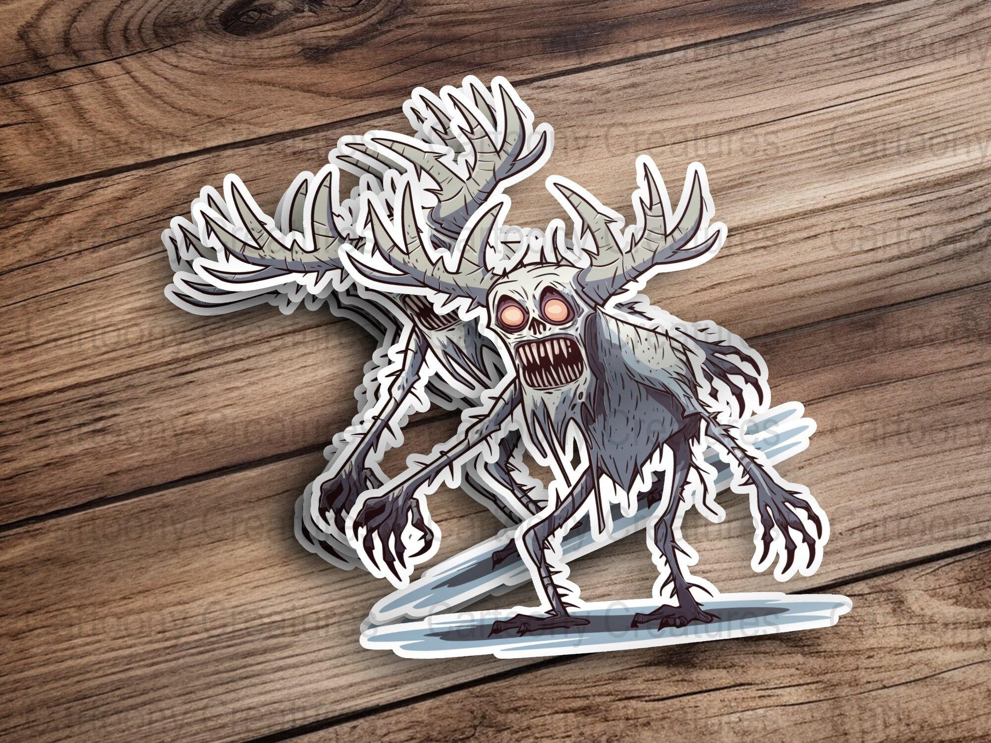 Cartoon Wendigo Spirit Svg Png Eps Commercial Use Clipart - Etsy
