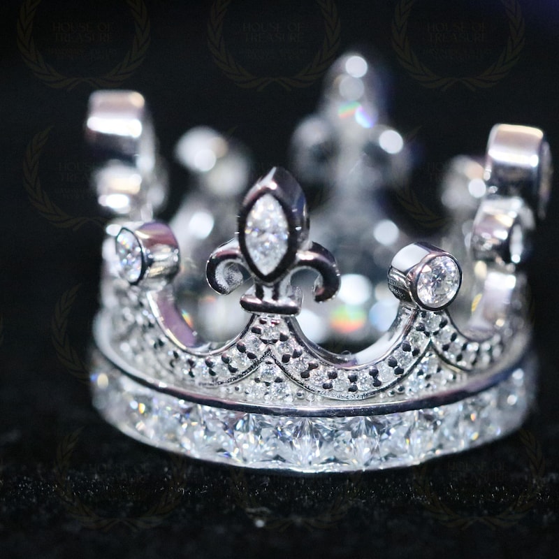 Mens Gold Crown Rings - Etsy