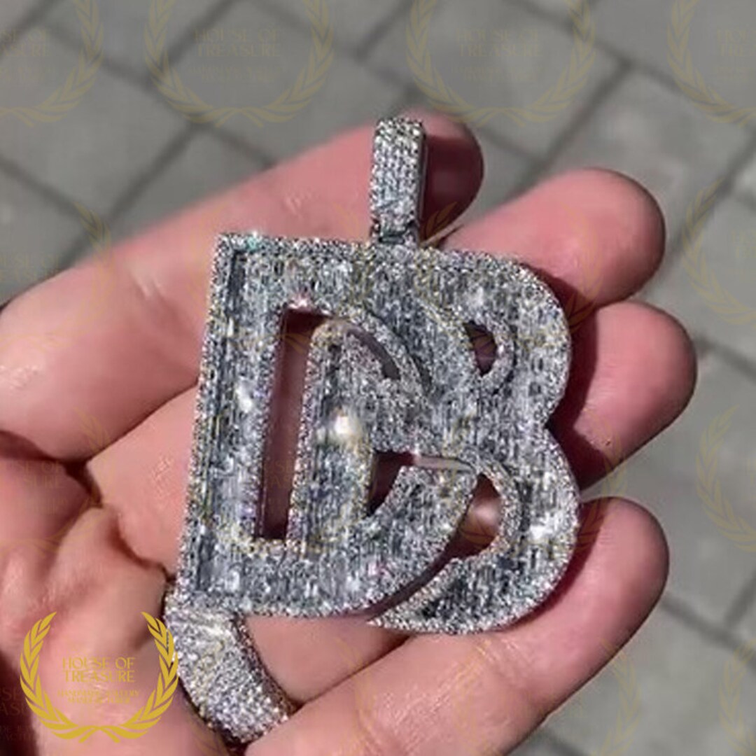 Custom Joint Logo/name/letter Hip Hop Pendent, Iced Out Round and ...