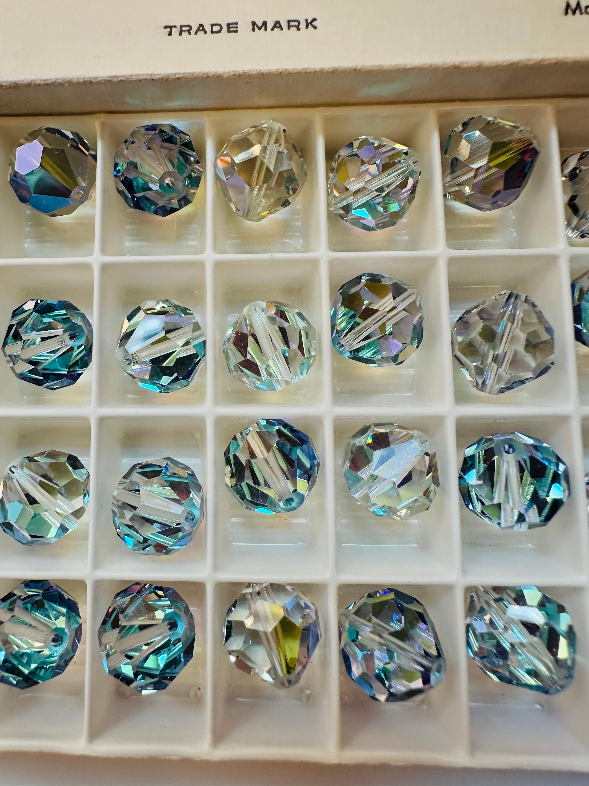 12mm, Vitrail Light, Art 5300, Round , Fancy Tipped Bead, 12 Beads, 72 ...