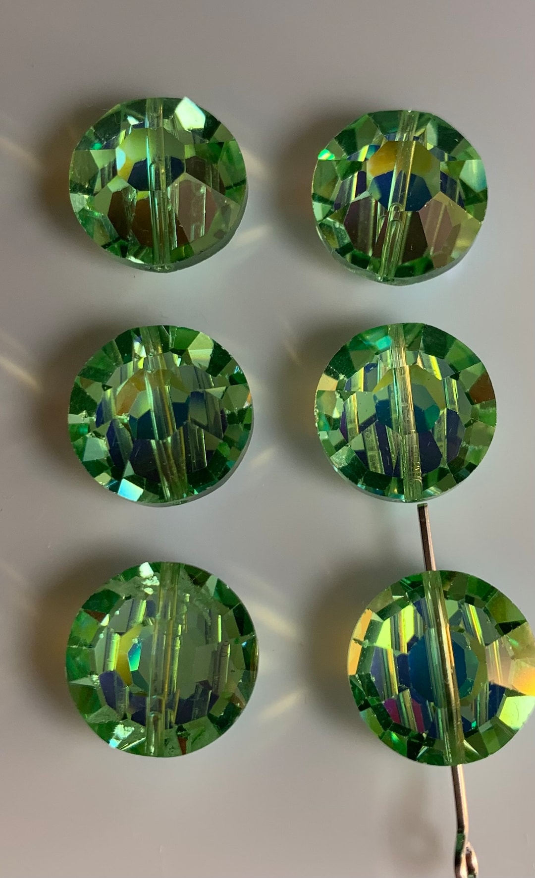 Peridot AB , 8mm 6pc or 144pc, 10mm 6pc or 72 Pc, 12mm 6pc or 48pc ...