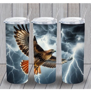 Red Tail Hawk Digital Art Wrap - Etsy