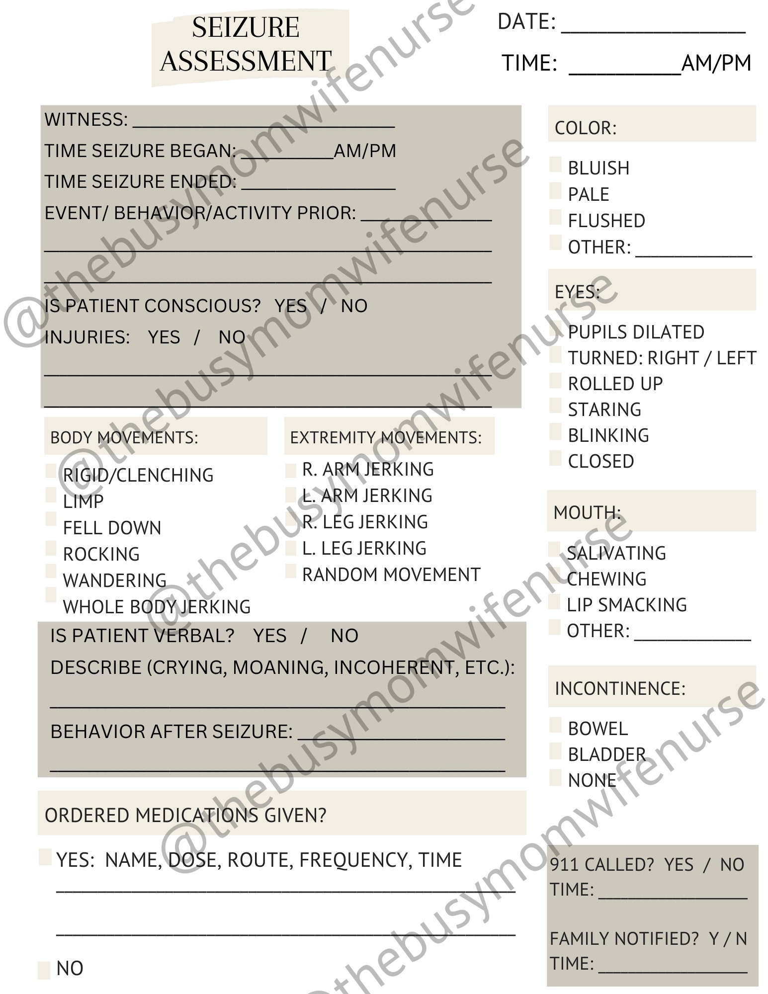 SEIZURE ASSESSMENT SHEET - Etsy