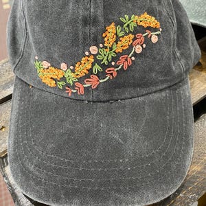 Custom Hand Embroidered Hat - Etsy