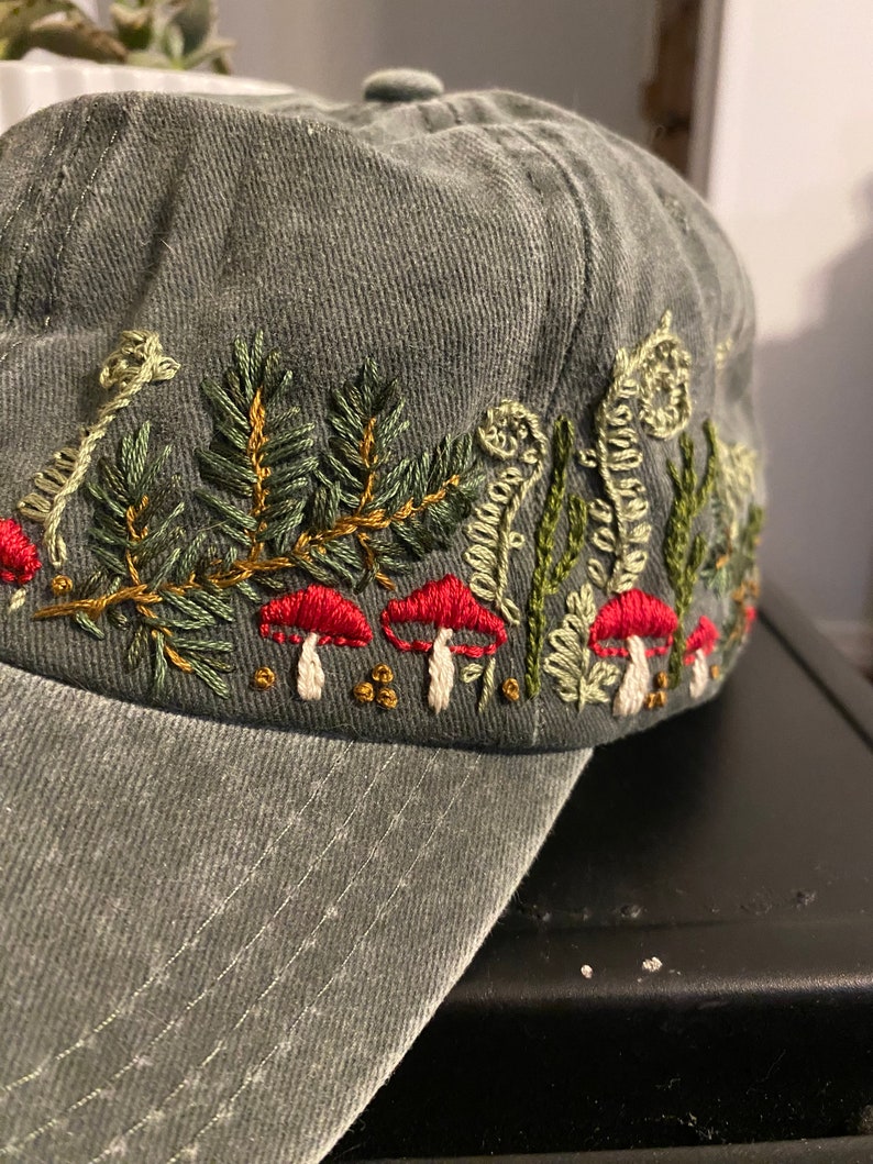 Custom Hand Embroidered Hat - Etsy