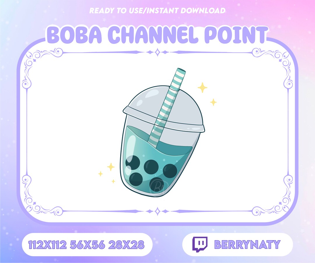 Boba Channel Point for Twitch Streamers Cheer Points Redeem Twitch ...