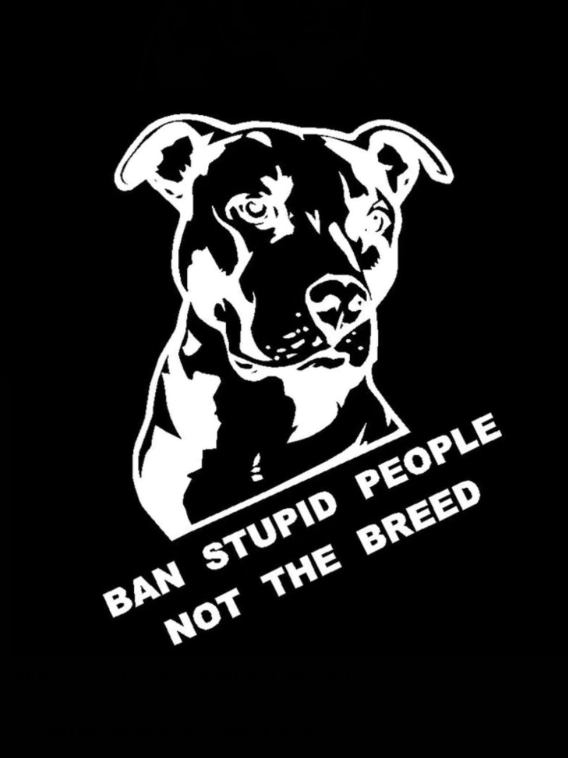 Pitbull Bumper Sticker | Vinyl Sticker - Etsy