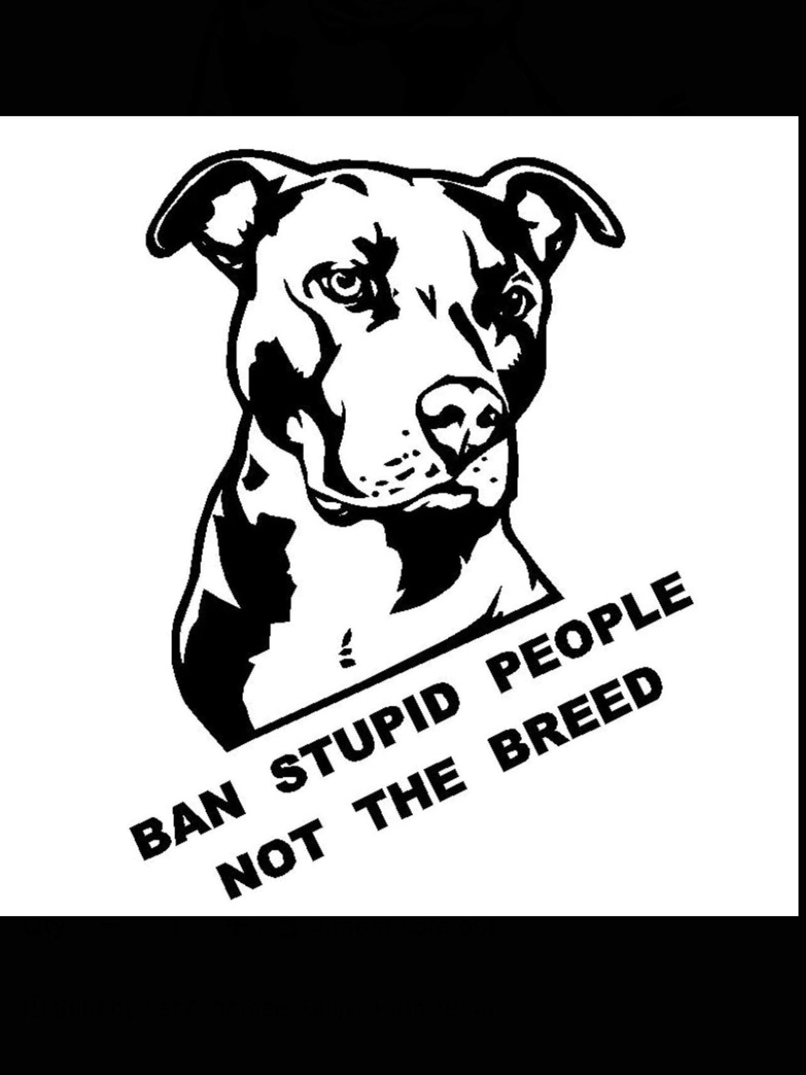 Pitbull Bumper Sticker | Vinyl Sticker - Etsy