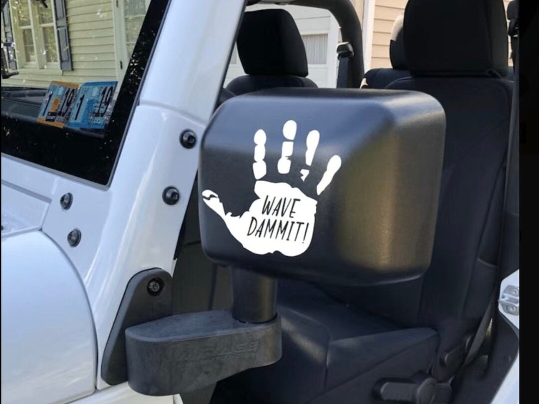 Funny ‘wave Dammit’ Sticker | Vinyl Sticker - Etsy