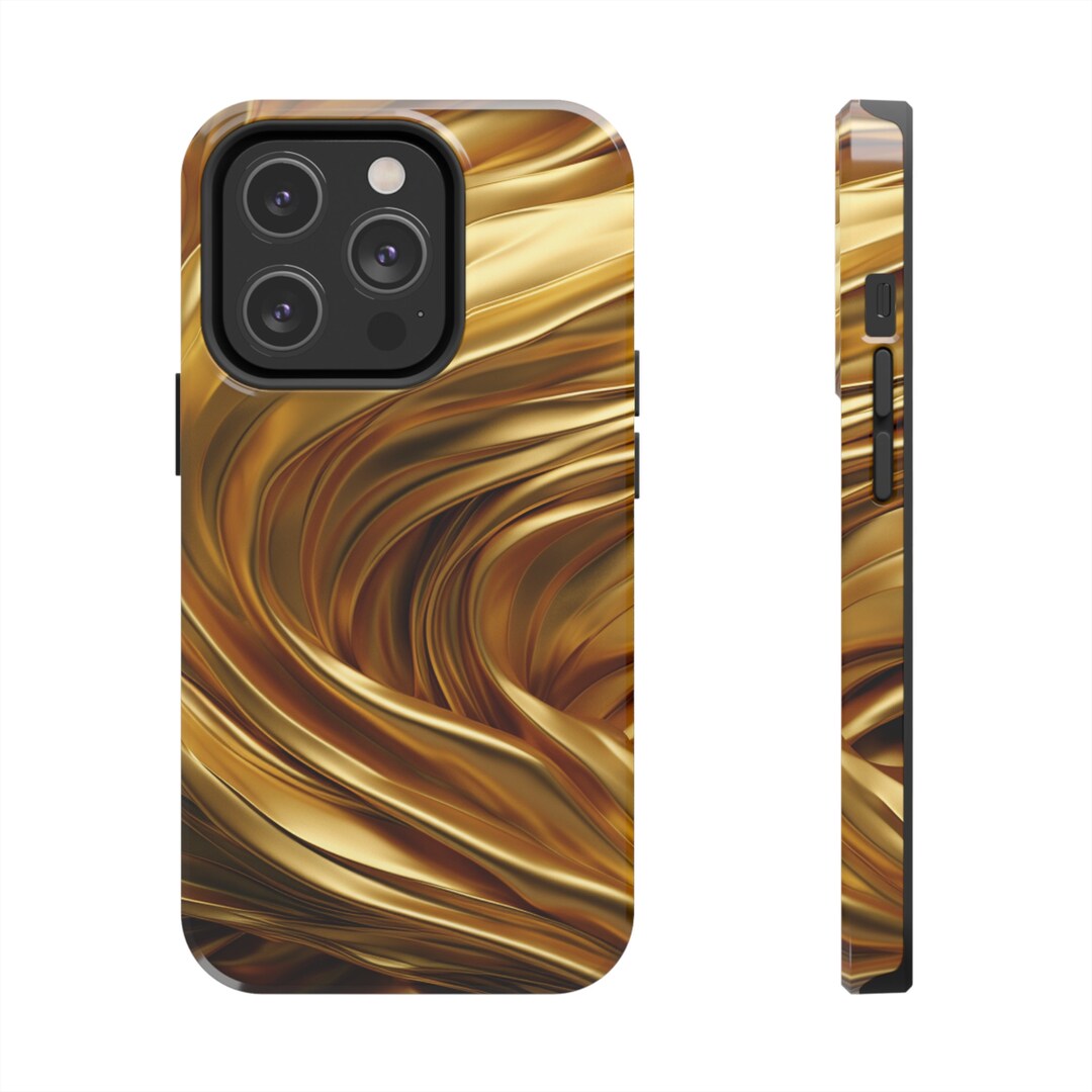 Unique Golden iPhone Case 8k High Resolution Hard Case for iPhone Gift ...