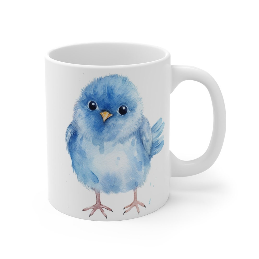 Baby Blue Bird Coffee Mug for Blue Bird Lovers Gift - Etsy