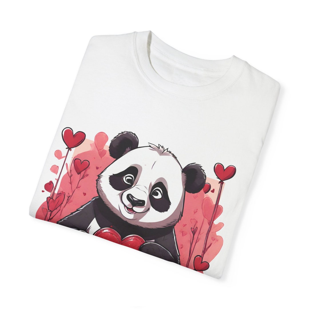 Panda Love T-shirt, Valentine's Day Gift, Sweet Panda Love T-shirt ...