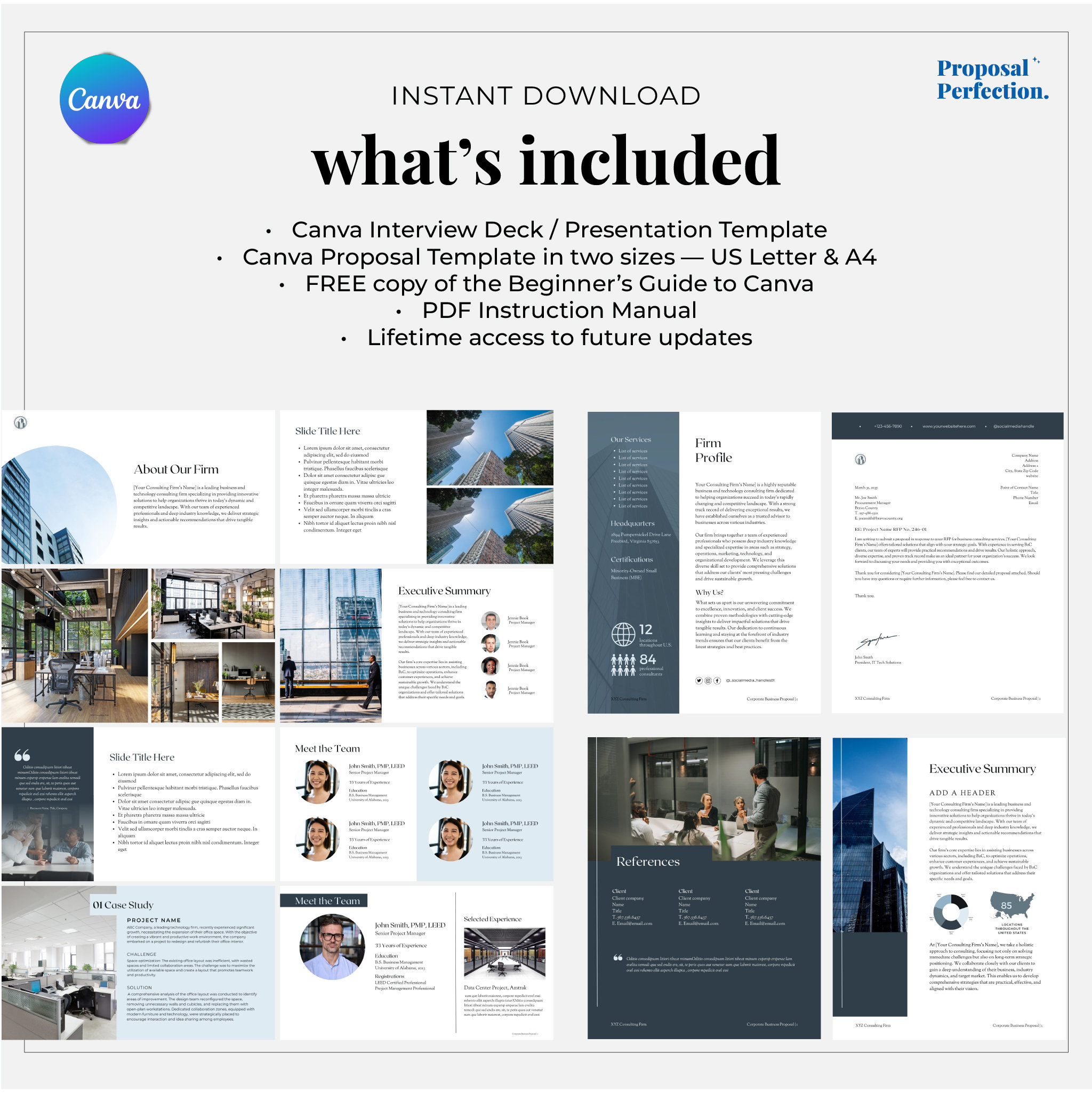 RFP Bid Bundle: RFP Proposal Template & Interview Deck Template ...
