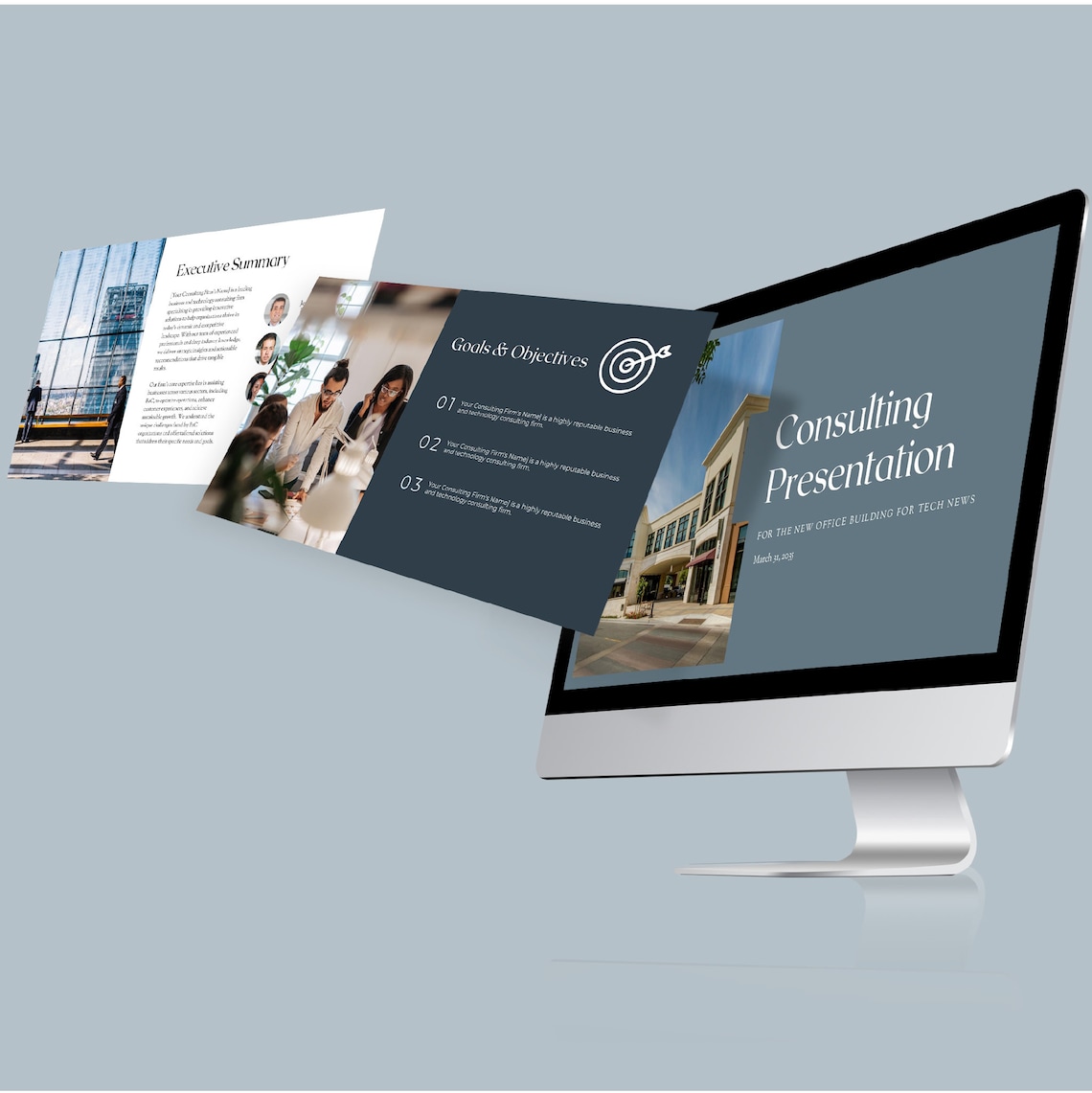 Canva Interview Deck Presentation Template for Professional Services ...