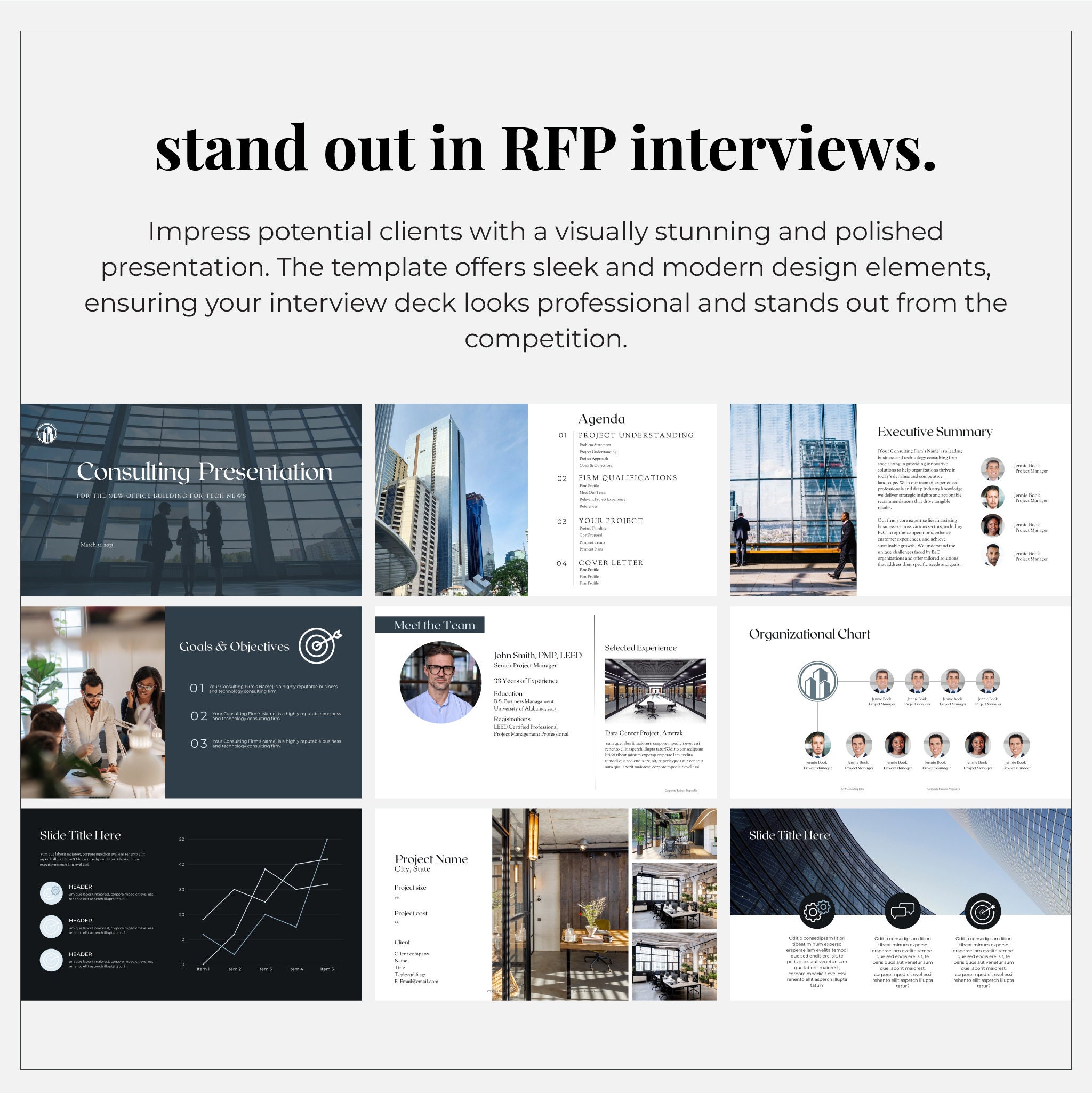 Canva Interview Deck Presentation Template for Professional Services ...