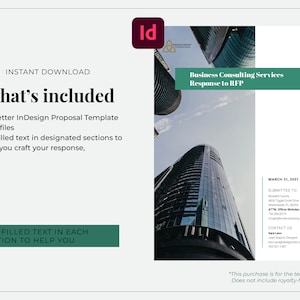 Indesign Business Proposal Template for Consulting Services Proposal ...