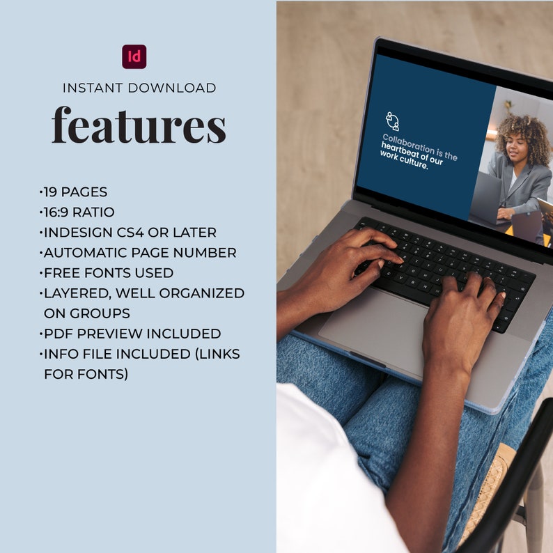 Adobe Indesign Business Presentation Interview Template for ...