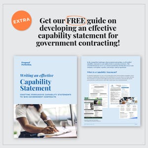 Govcon Consulting Capability Statement Template | Professional ...