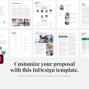 Indesign Business Proposal Template for Consulting Services Proposal ...