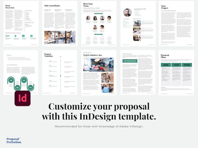 Indesign Business Proposal Template for Consulting Services Proposal ...