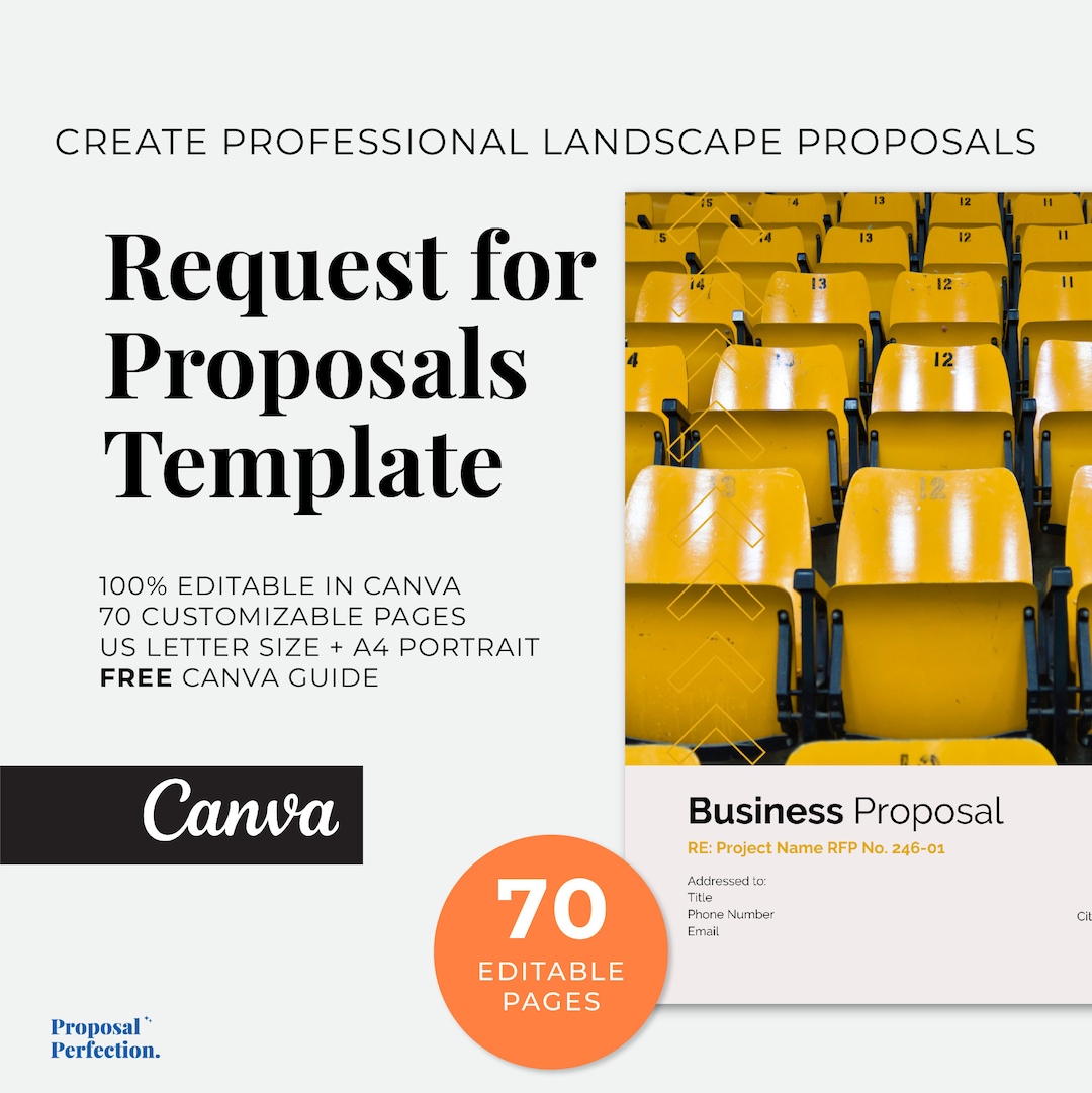 RFP Template Consulting AEC Industry Request for Proposal Canva ...