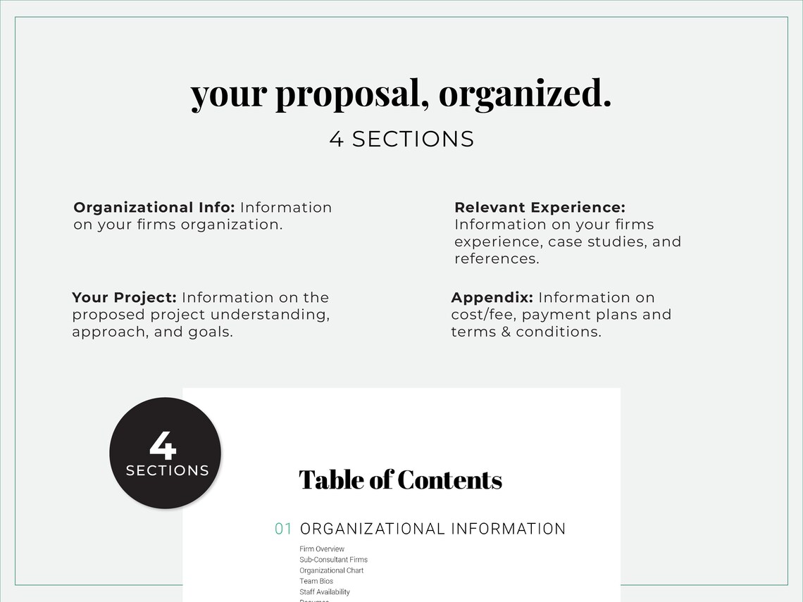 Indesign Business Proposal Template for Consulting Services Proposal ...