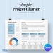 Professional Simple Project Charter Customizable Canva Template ...