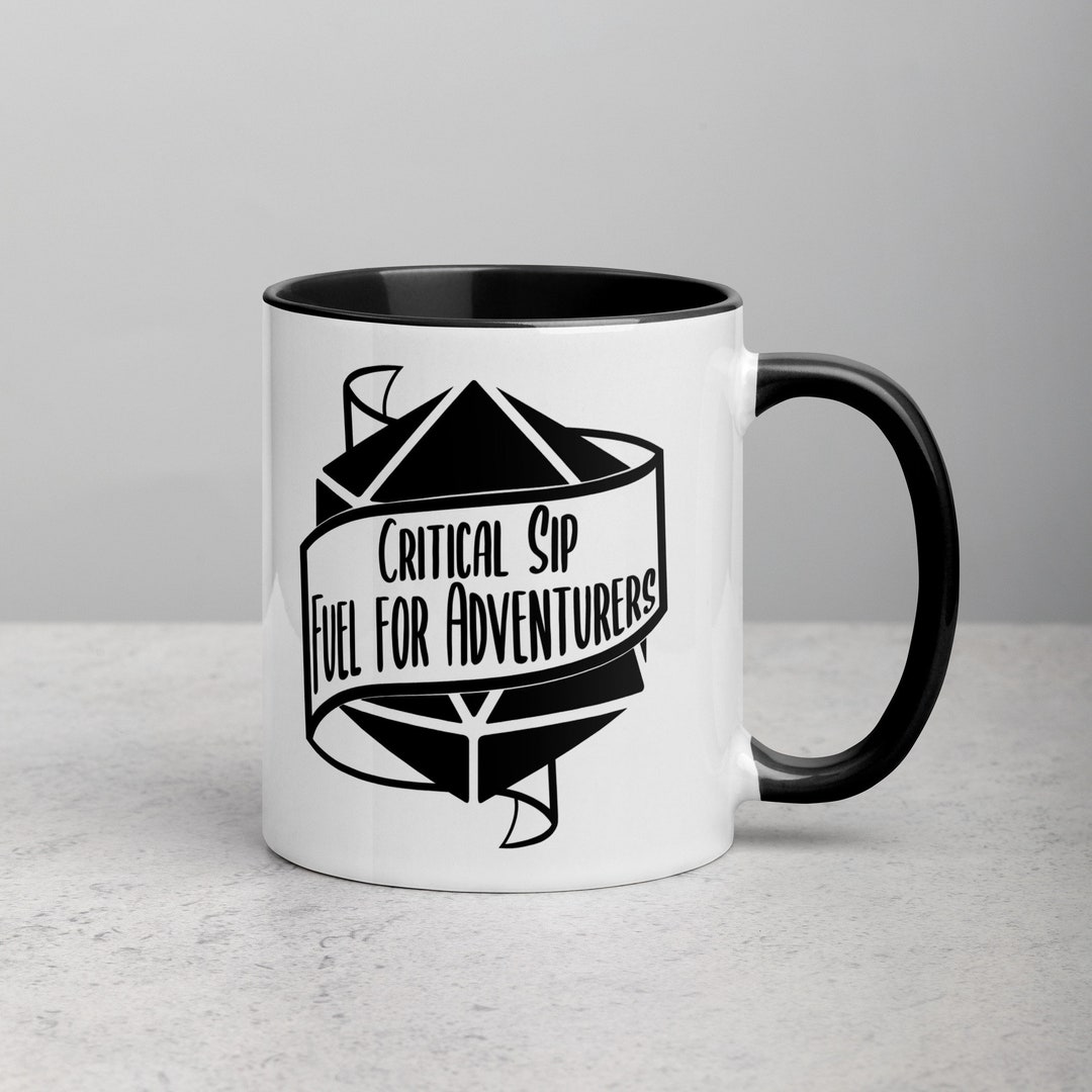 Dnd Critical Sip Mug Dungeons and Dragons Gifts Geeky - Etsy