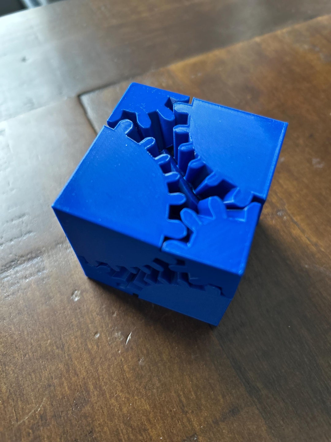 3d Printed Gear Cube - Etsy
