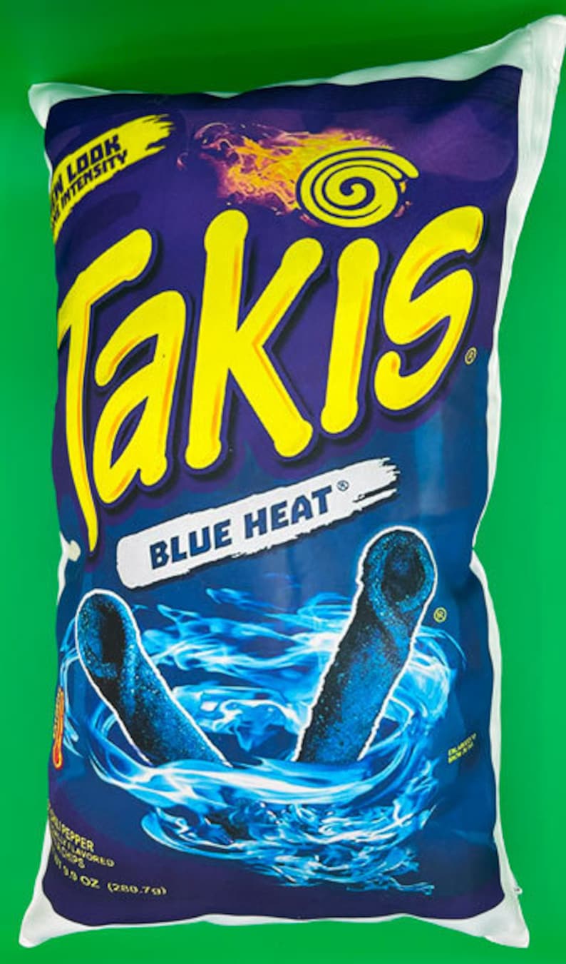 New Double Sided Blue Takis Pillow - Etsy