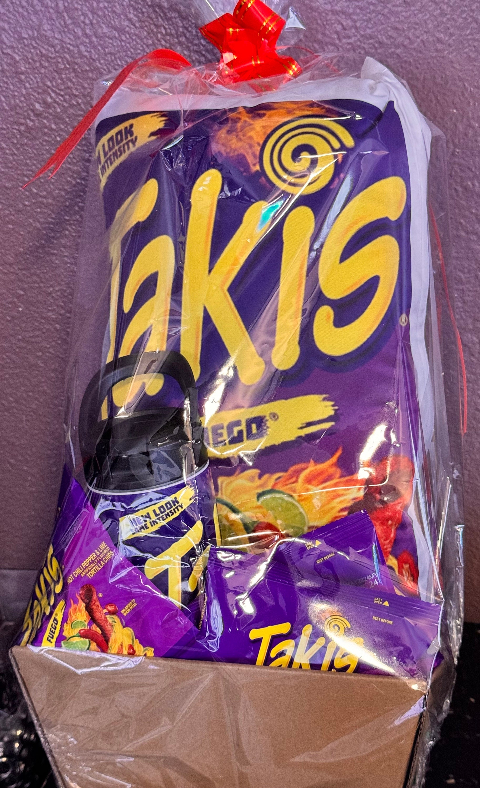 Takis Fiery Fiesta Gift Basket W/ New Double Sided Pillow - Etsy