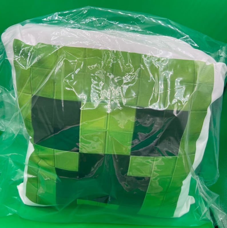 Minecraft Creeper Pillow - Etsy