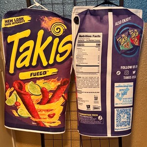 Takis Fuego Costume (one Size Fits Most Adults ) - Etsy