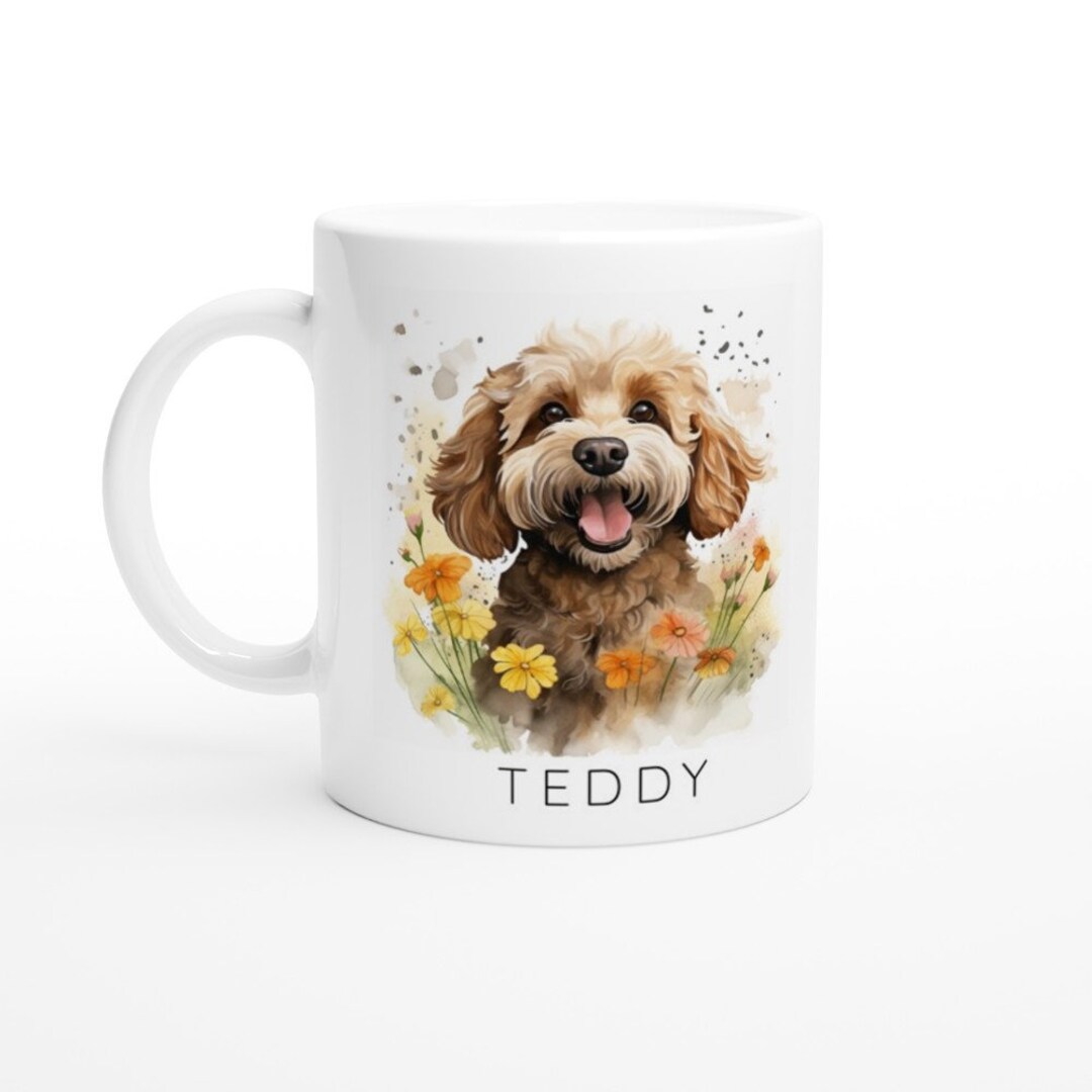 Personalised Cockapoo Mug Cute & Colorful Coffee Cup for Dog - Etsy