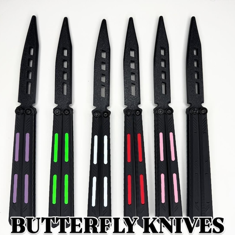 3d Printed Butterfly Knife - Etsy