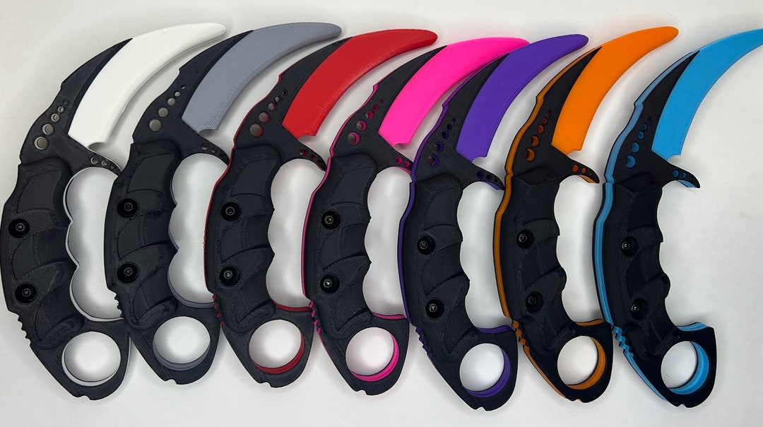3D Printed Karambit Trainer Knife - Etsy