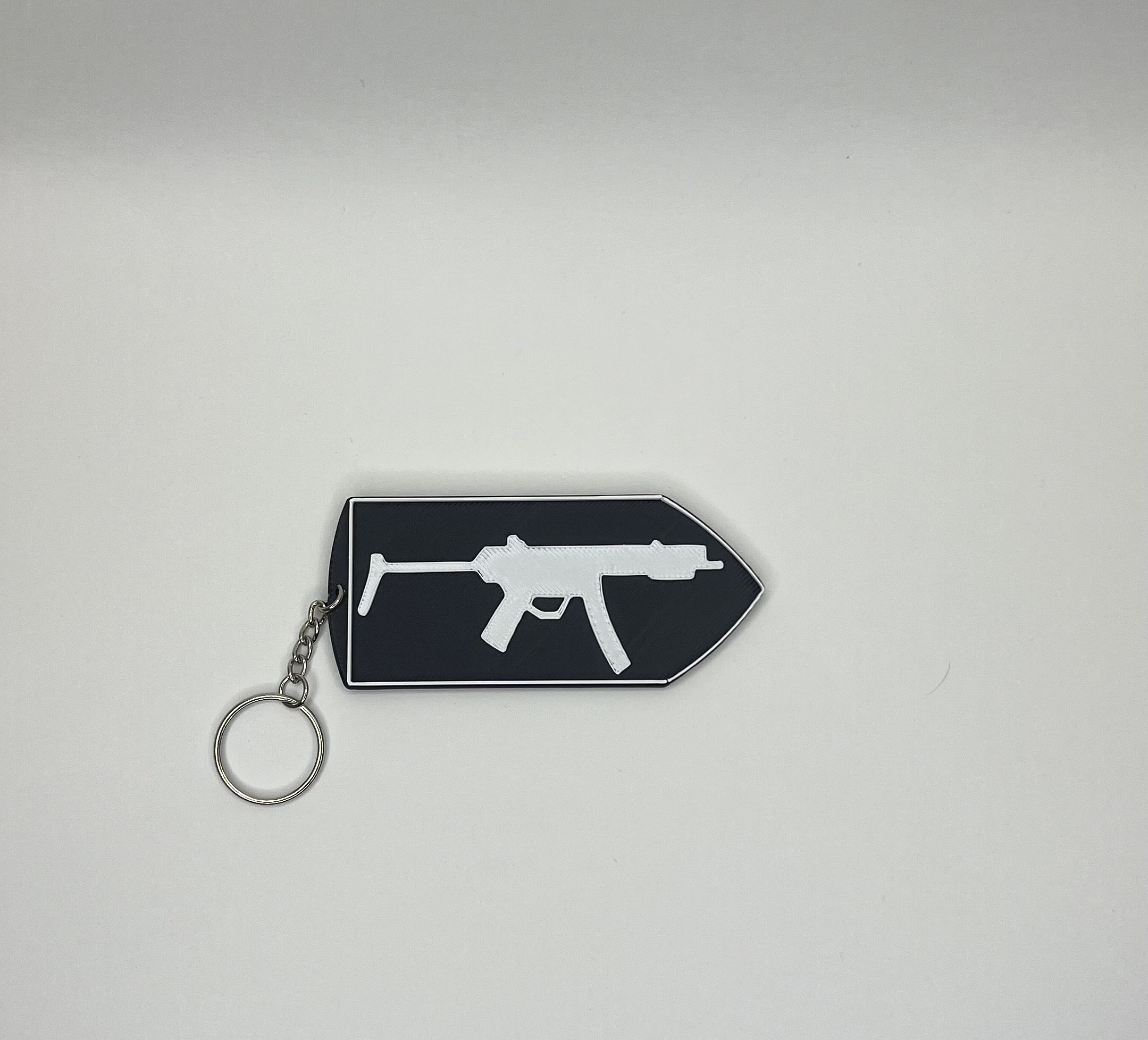 Custom Silhouette Weapon Keychain - Etsy