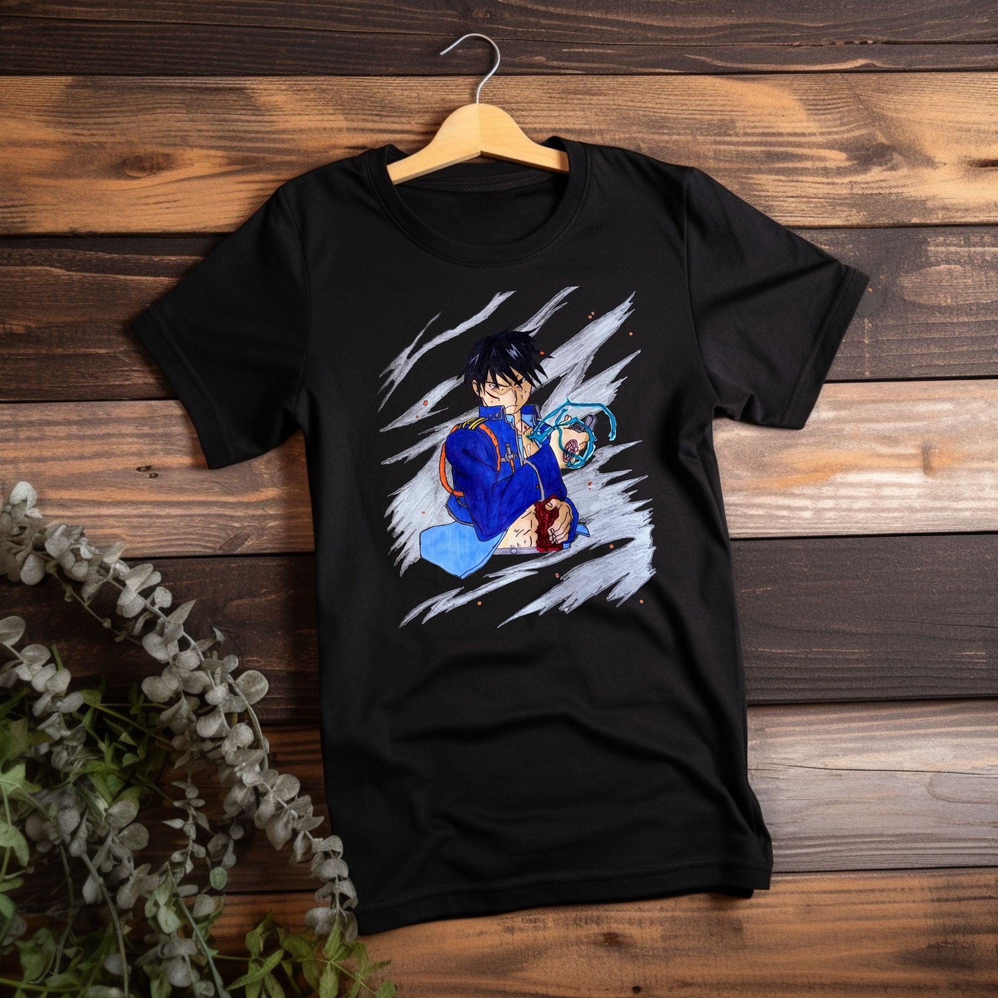 Full Metal Alchemist Gym Tee | FMA Gym T-shirt | Full Metal Alchemist T ...