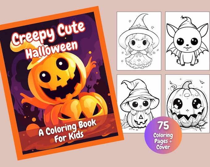 5 Cute Halloween Theme Coloring Pages, Halloween Coloring, Pumpkin ...