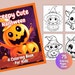 75 Creepy Cute Halloween Coloring Book, Halloween Activity, Coloring ...