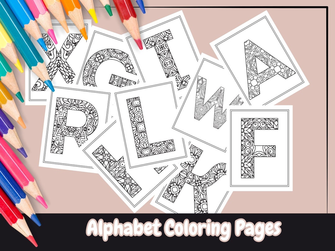 Alphabet Coloring Pages, Kids Coloring, Letters, Coloring Pages ...
