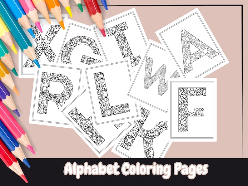 Alphabet Coloring Pages, Kids Coloring, Letters, Coloring Pages ...