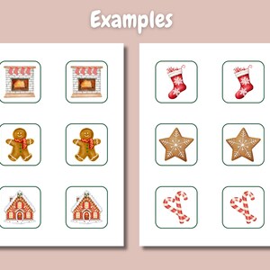 Kids Christmas Memory Game, Printable Christmas Matching Game ...
