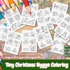 KAWAII CHRISTMAS Coloring Pages for Kids Adults | Animal Holiday ...